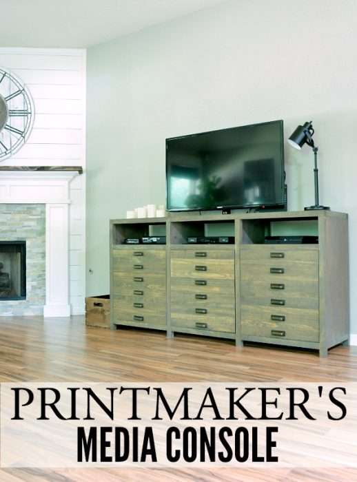 DIY Printmaker's Media Console - CYPRESS & SIENNA