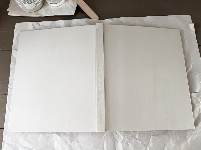 DIY Painted Book Cover - CYPRESS & SIENNA